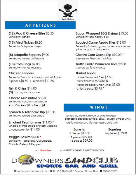 Menus