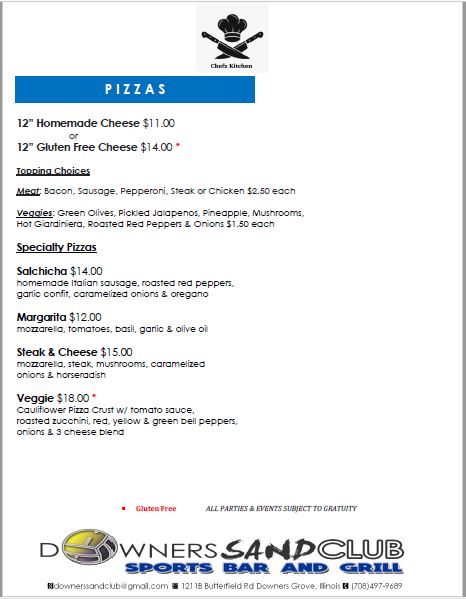 Menus